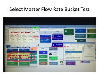 Bucket testing on ace blender | PPT