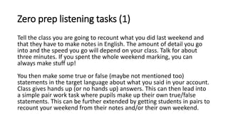 Buckingham Uni PGCE Feb15 Listening | PPTX