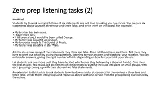 Buckingham Uni PGCE Feb15 Listening | PPTX