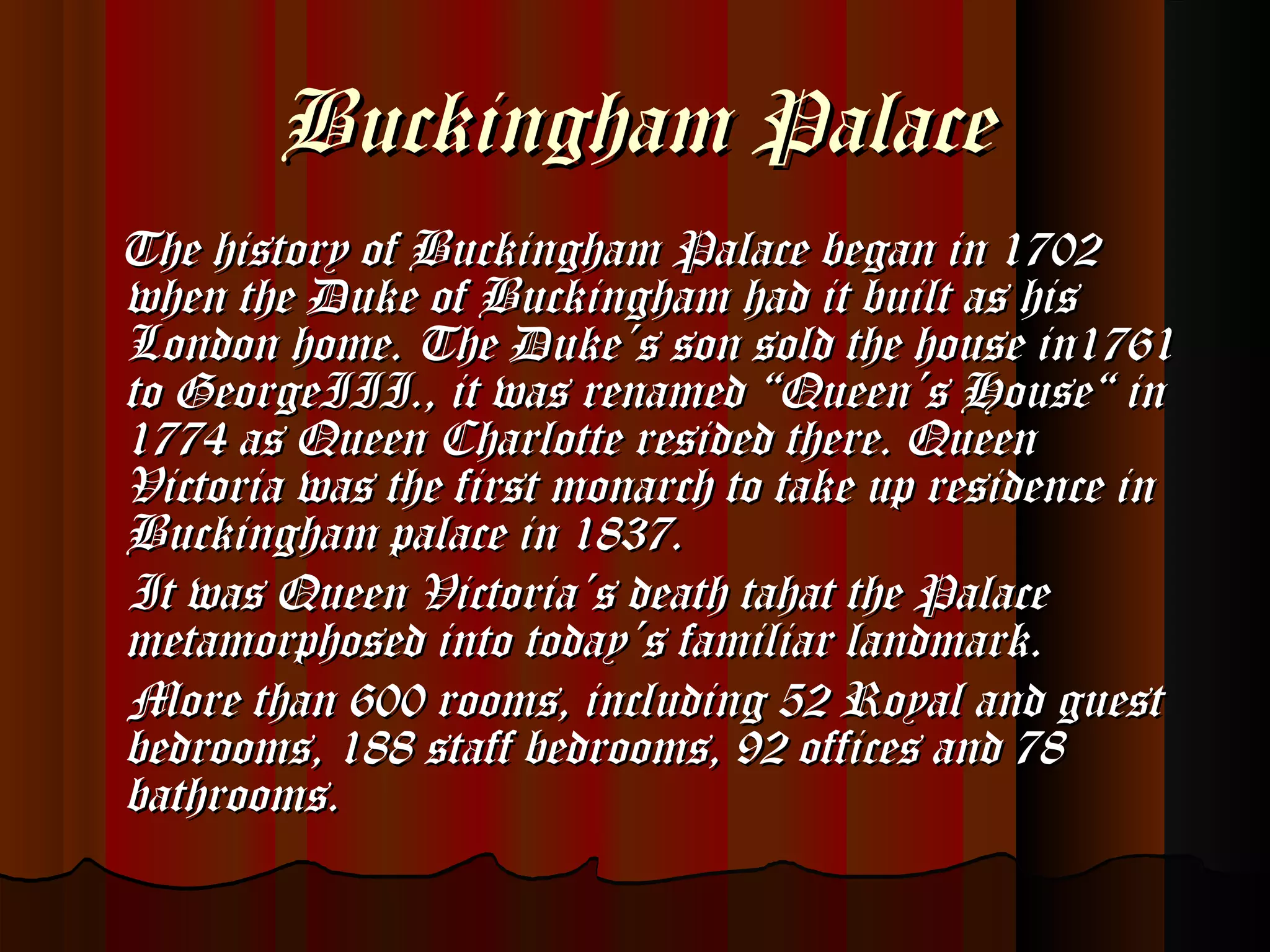 Buckingham palace | PPT