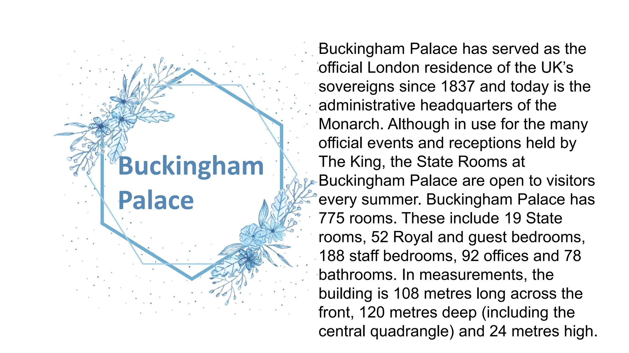 About Buckingham Palace in The United Kingdom | PPTX