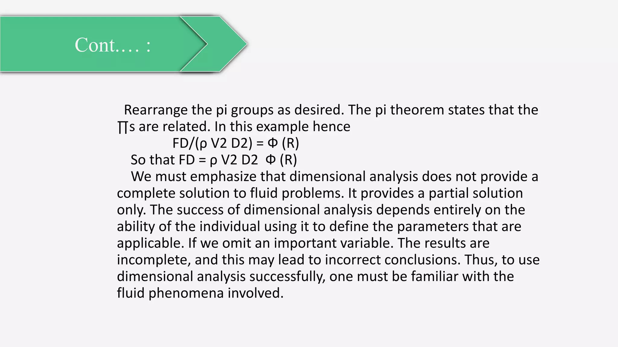 Buckingham's theorem | PDF