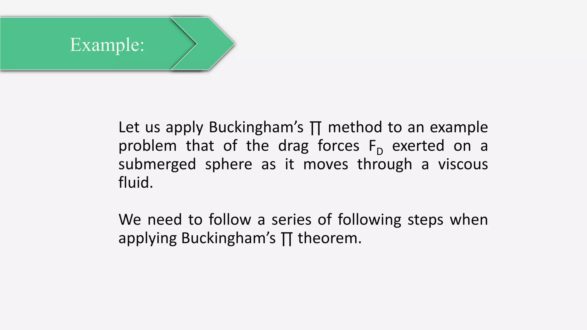 Buckingham's theorem | PDF