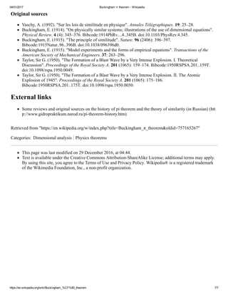Buckingham π theorem wikipedia | PDF