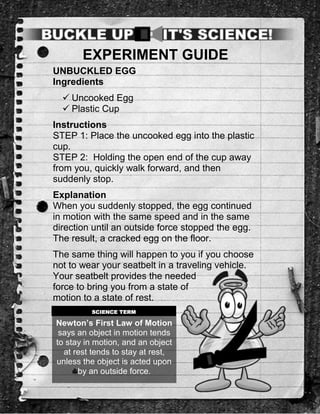 Buckle up it_s_science_guide | PDF