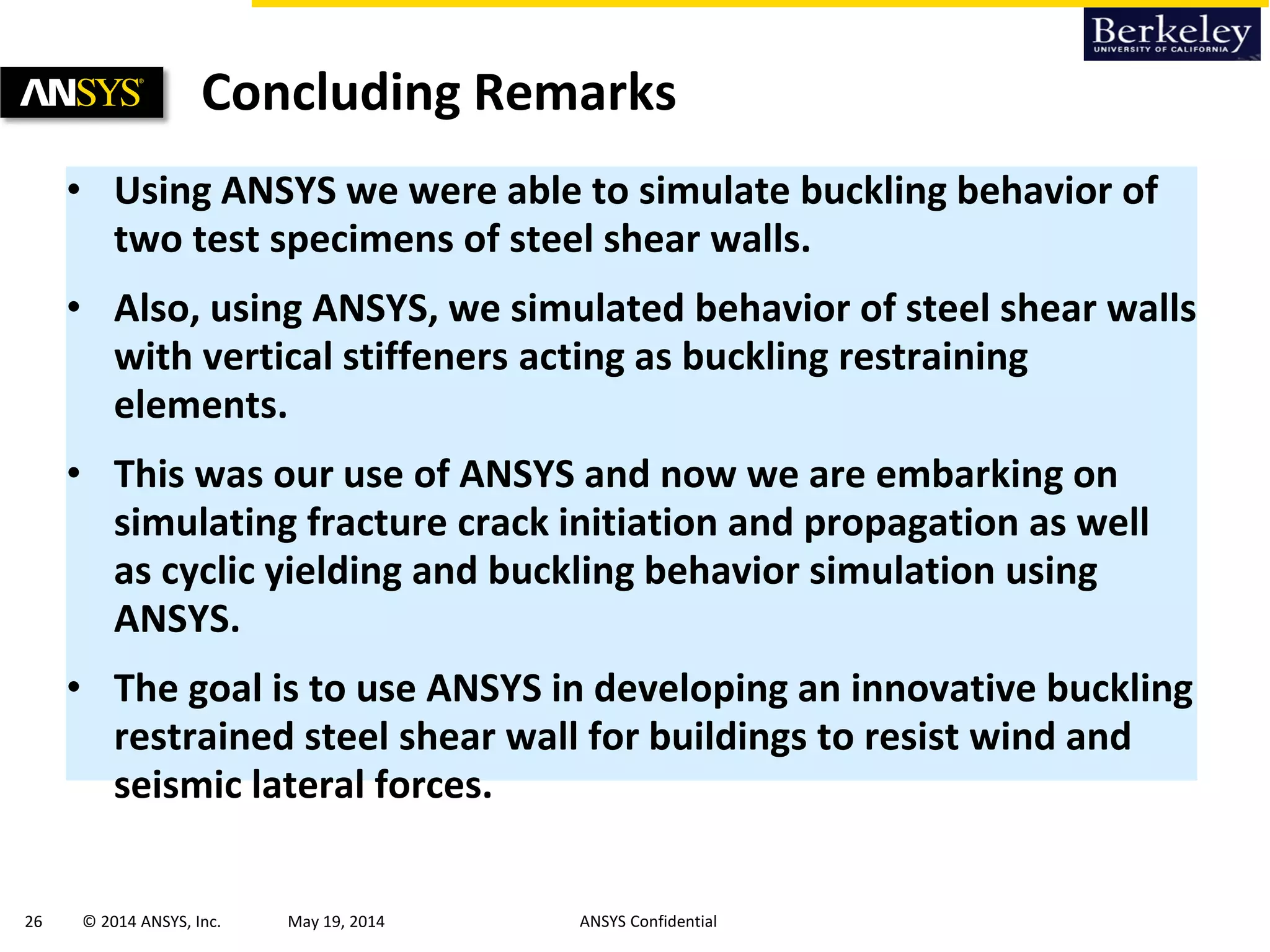 Buckling Restrained Steel Shear Walls for Seismic Protection | PDF