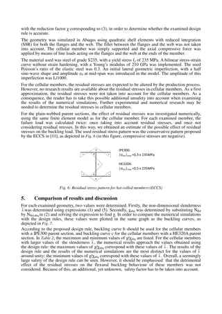 Buckling failure compressed cellular member | PDF