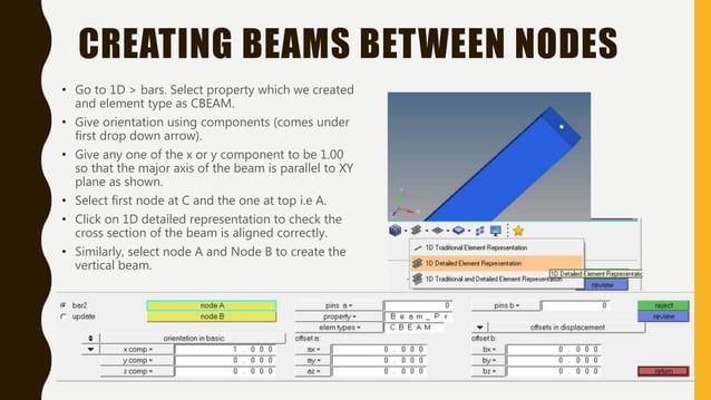 Buckling Frequencies for Beams in Hypermesh | PPTX