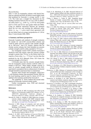 Buckling of slender composite concrete filled steel columns | PDF