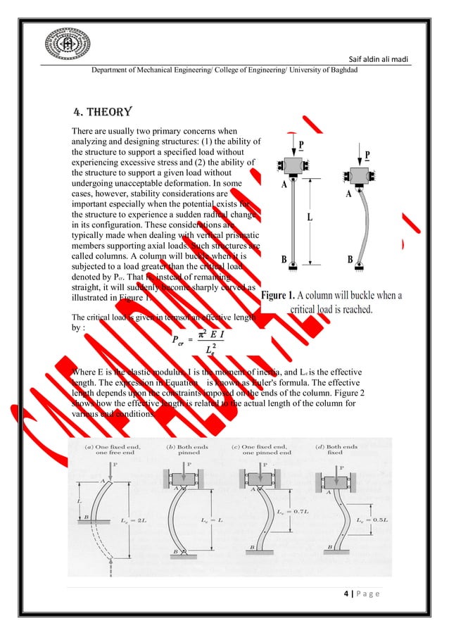 Buckling test | PDF | Physics | Science
