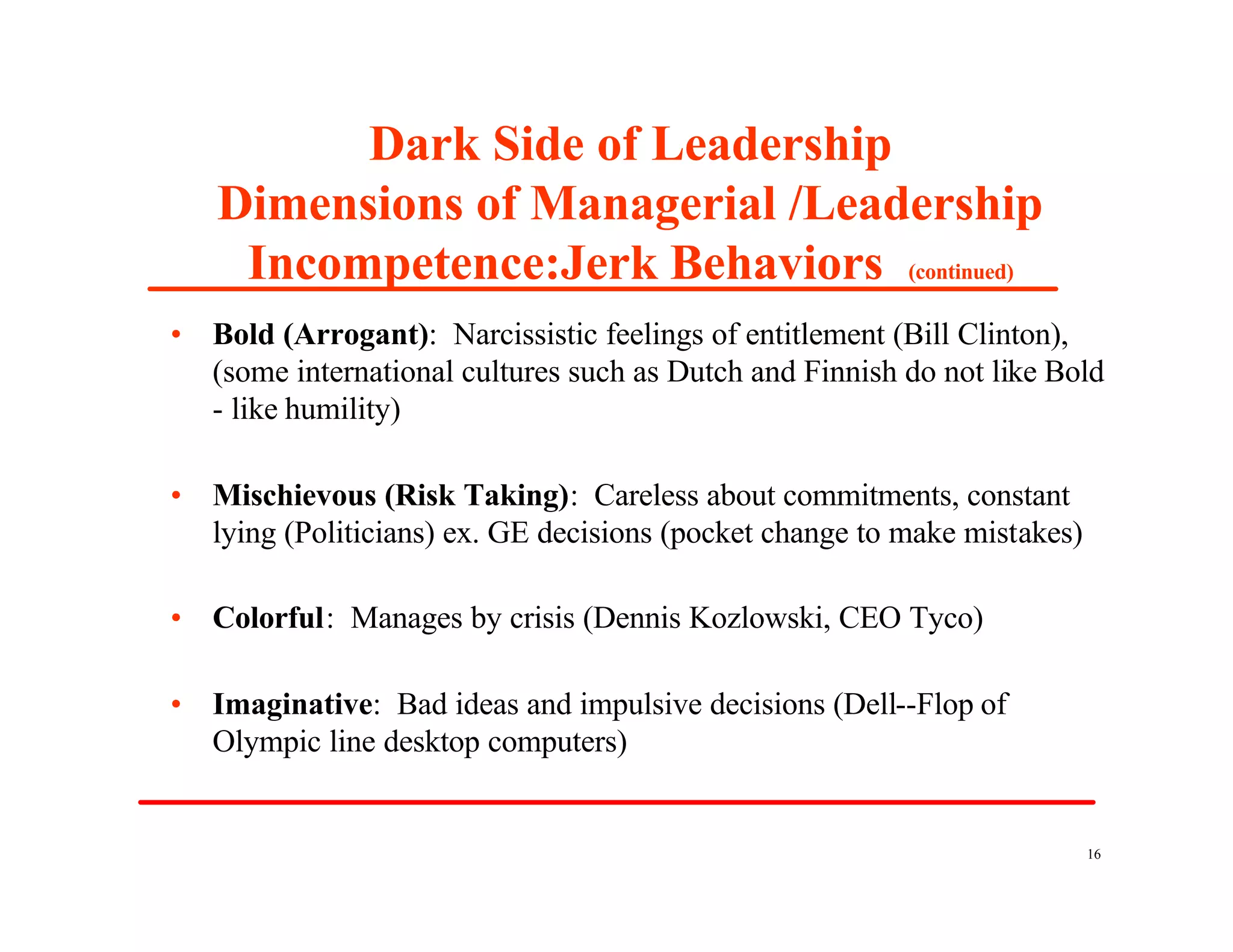 The Dark and Light Sides of Leadership | PDF