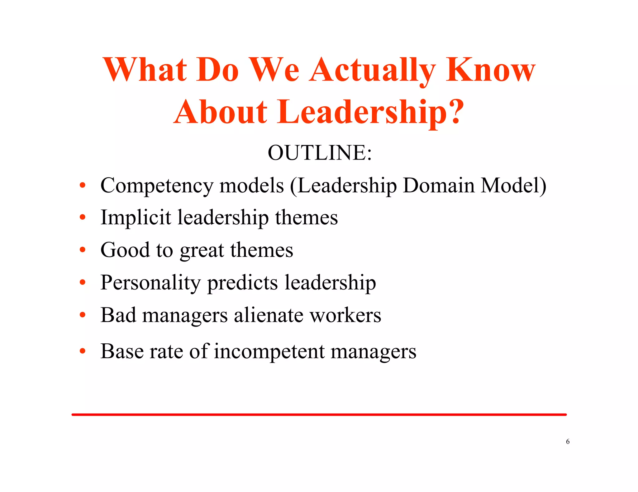The Dark and Light Sides of Leadership | PDF