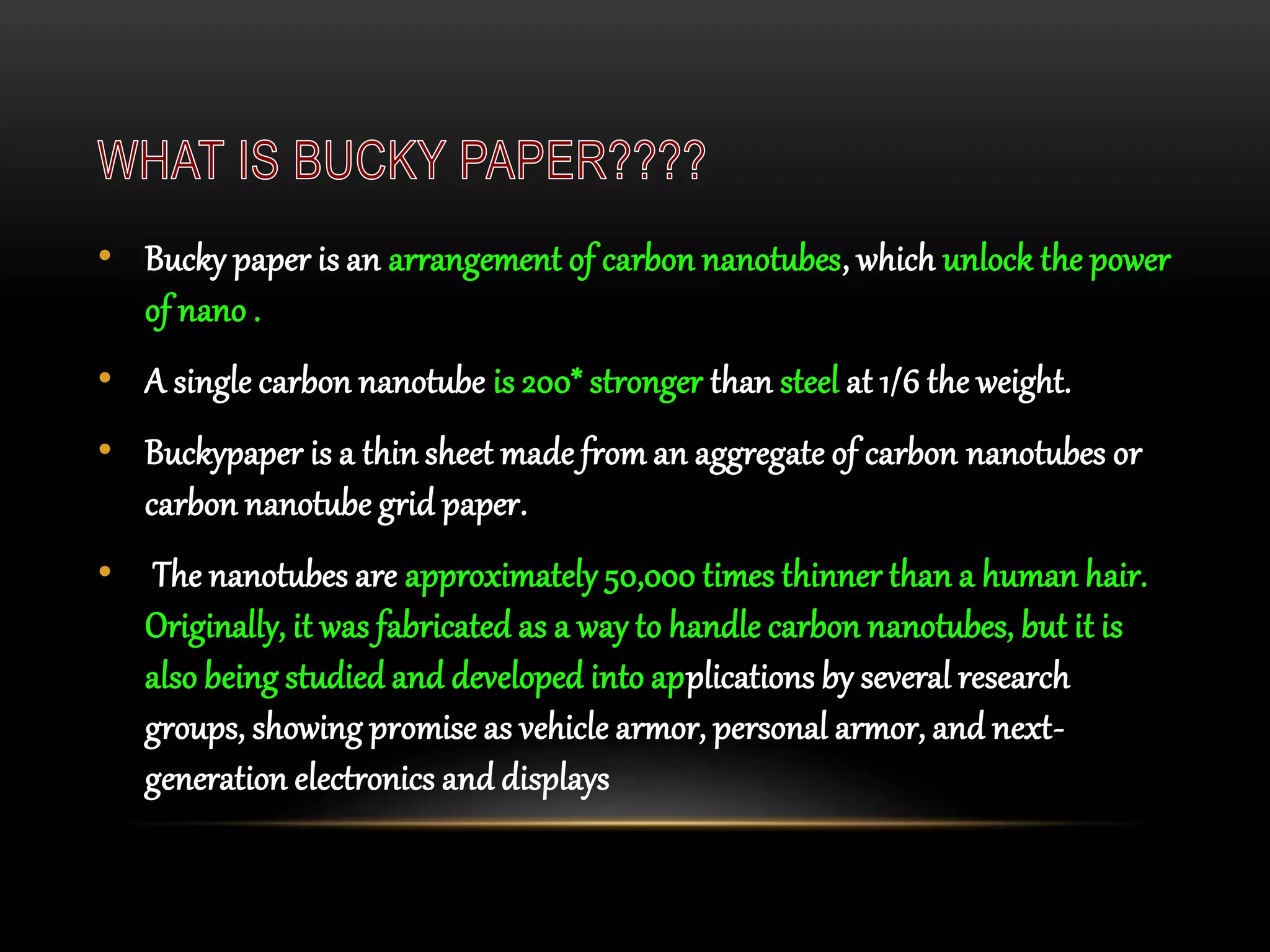 Bucky Paper | PPTX