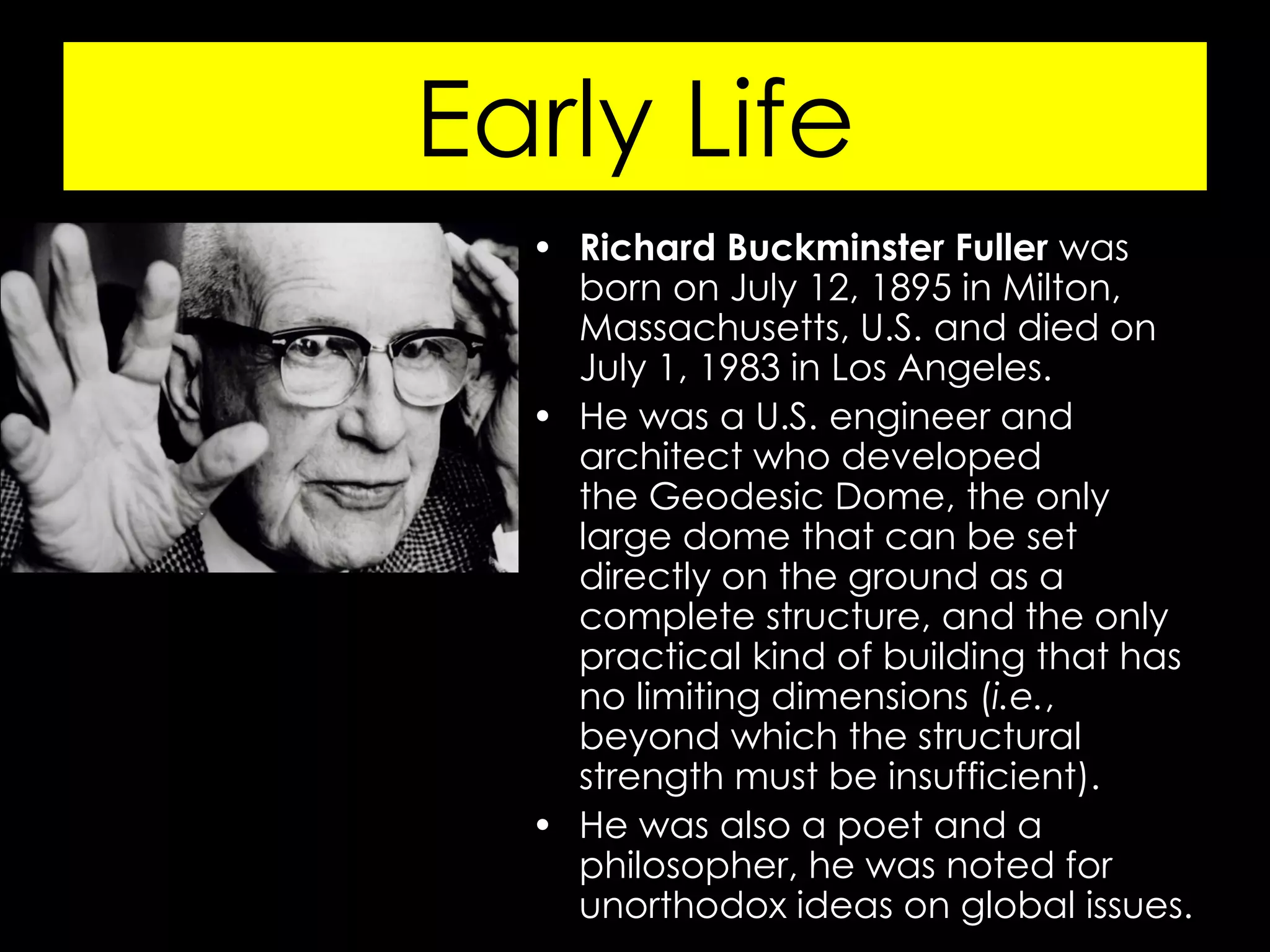 Buckminster Fuller Educational Philosophy | National Education