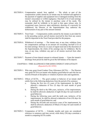 Bucor manual of operations | PDF