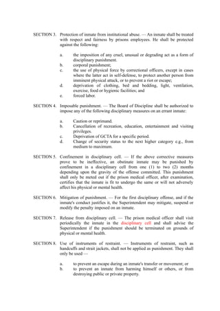 Bucor manual of operations | PDF