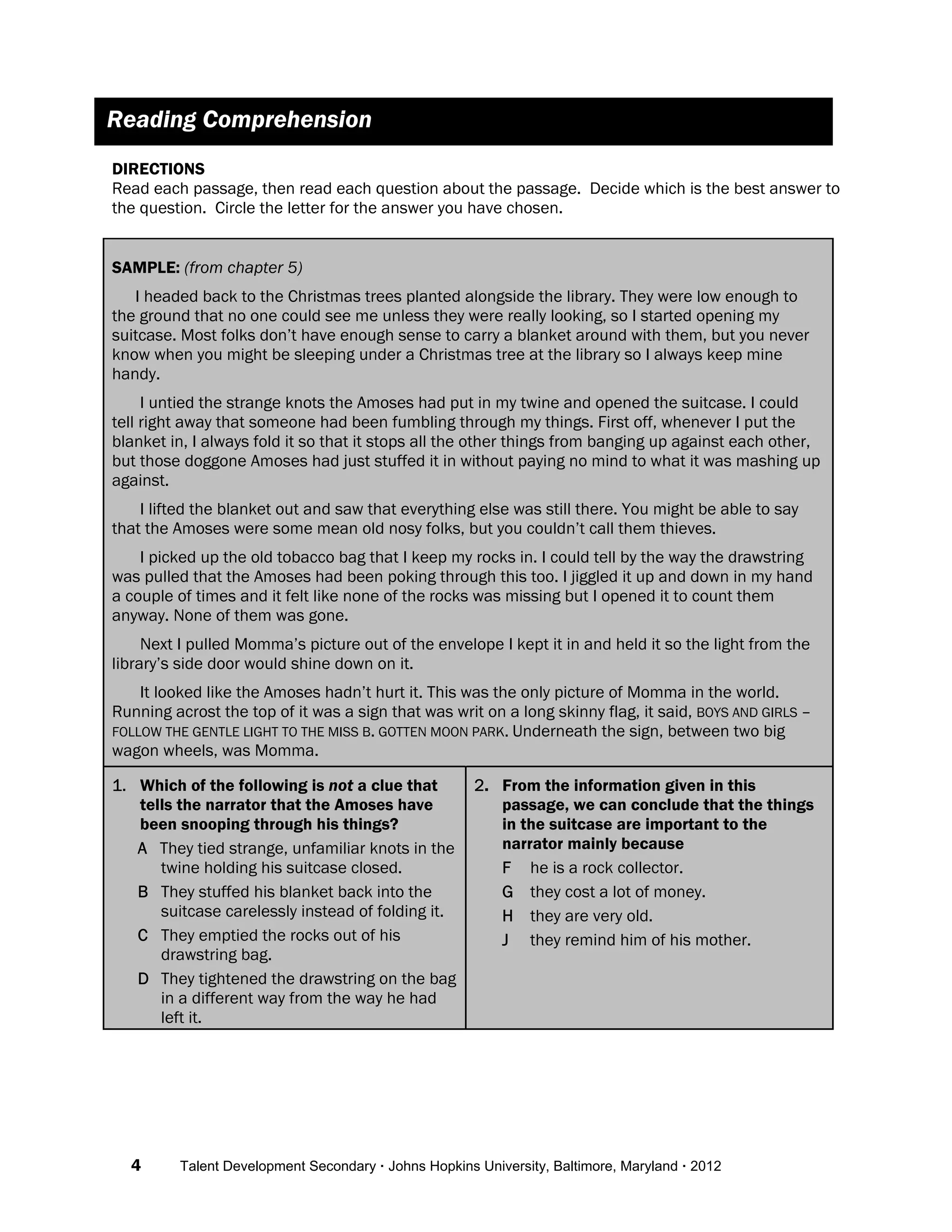 Bud not-buddy-srpt-student-version | PDF