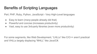 BUD17-104: Scripting Languages in IoT: Challenges and Approaches | PPT