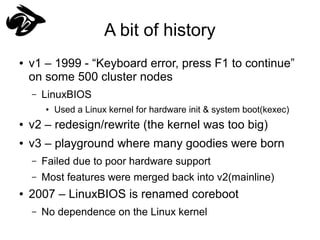 coreboot@Budapest 10.2009 Meetup | PPT