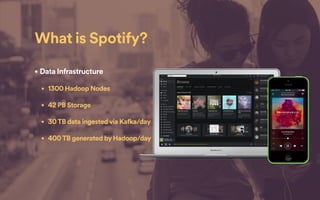 The Evolution of Big Data at Spotify | PDF