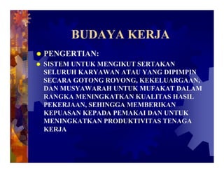 Budaya kerja ku | PPT