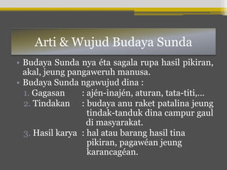 Budaya sunda | PPTX