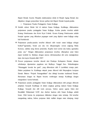Budaya grebeg besar di kota demak | DOCX