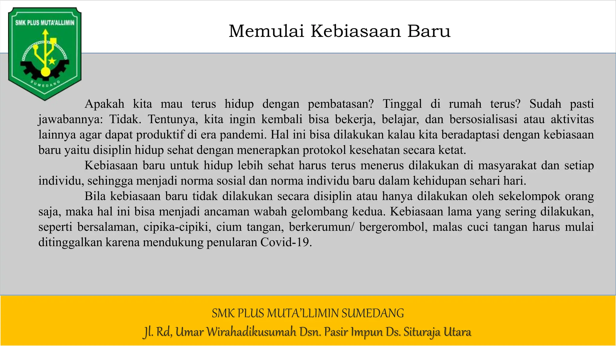 MATERI BUDAYA HIDUP BERSIH DAN SEHAT .pptx | Free Download