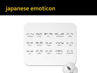 Budaya internet emoticon | PPTX