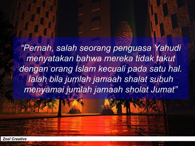 Budayakan sholat subuh di_masjid | PPT