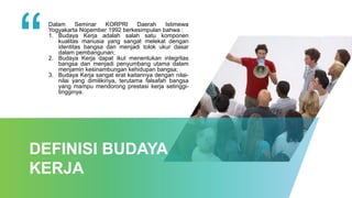 budaya kerja budaya kerja budaya kerja b | PPTX