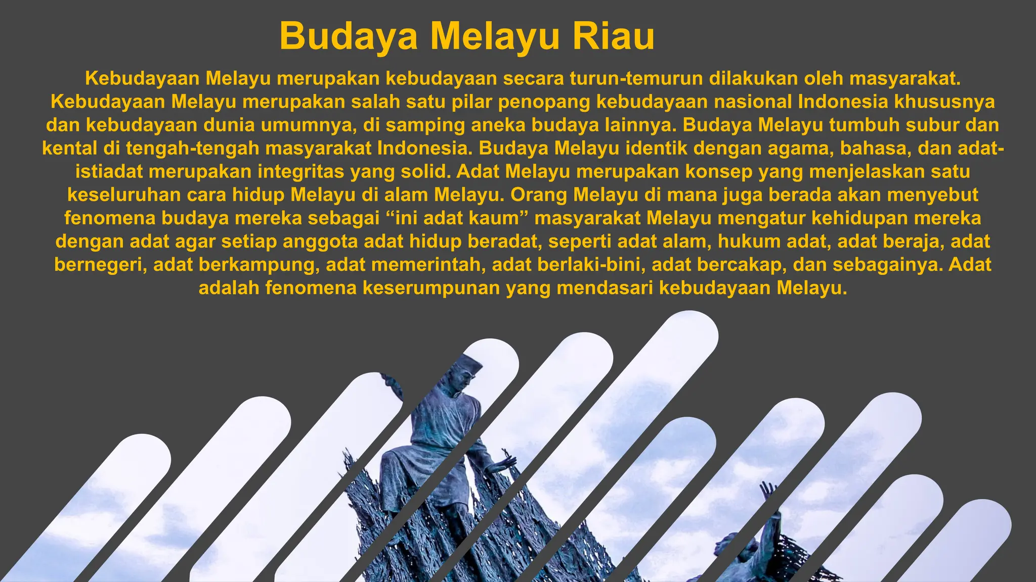 Budaya Melayu yang terdapat di Provinsi Riau | PPTX