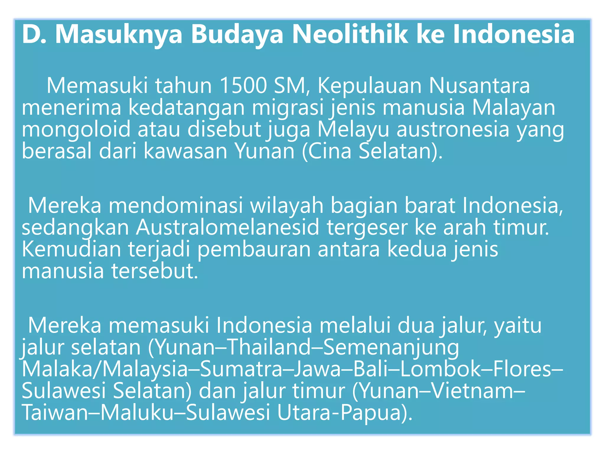 Budaya Neolithik | PPT