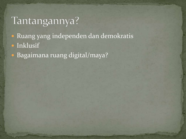 Budaya nongkrong | PPT