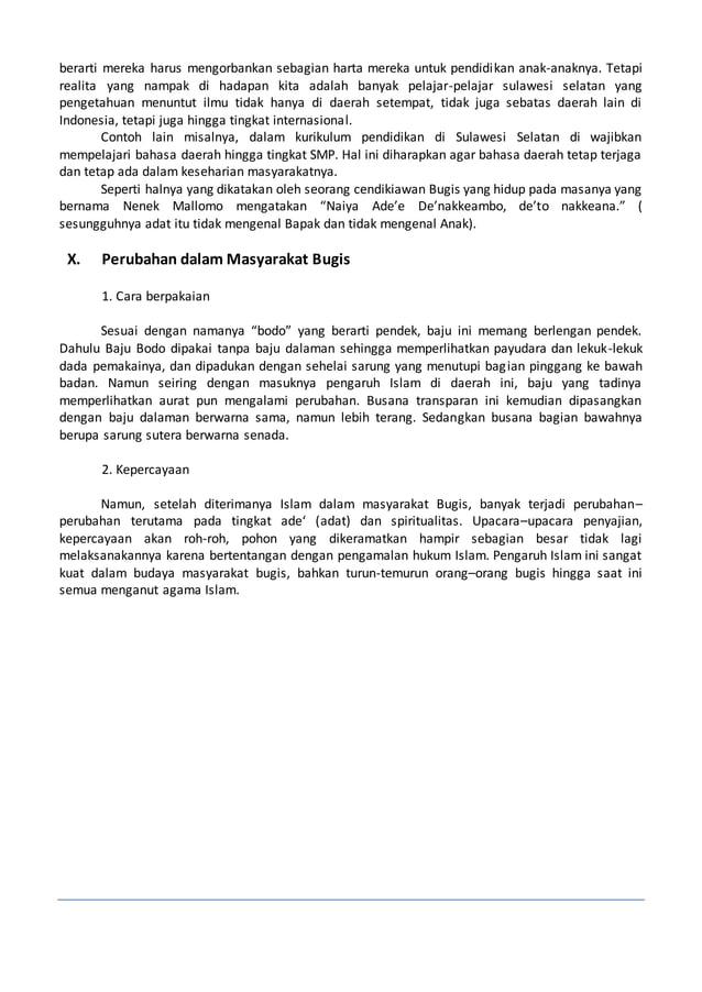 BUDAYA NUSANTARA 4 ETNIS KEBUDAYAAN BUGIS, MAKASSAR, MANDAR, DAN TORAJA | DOCX