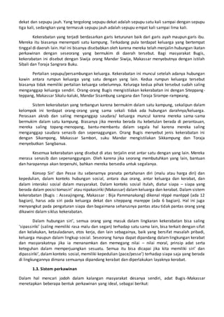 BUDAYA NUSANTARA 4 ETNIS KEBUDAYAAN BUGIS, MAKASSAR, MANDAR, DAN TORAJA | DOCX