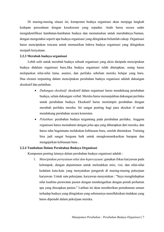 Budaya organisasi | PDF