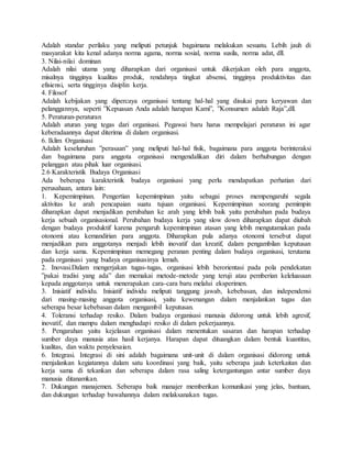 Budaya organisasi dan budaya kerja | PDF