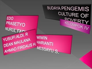Budaya pengemis | PPTX