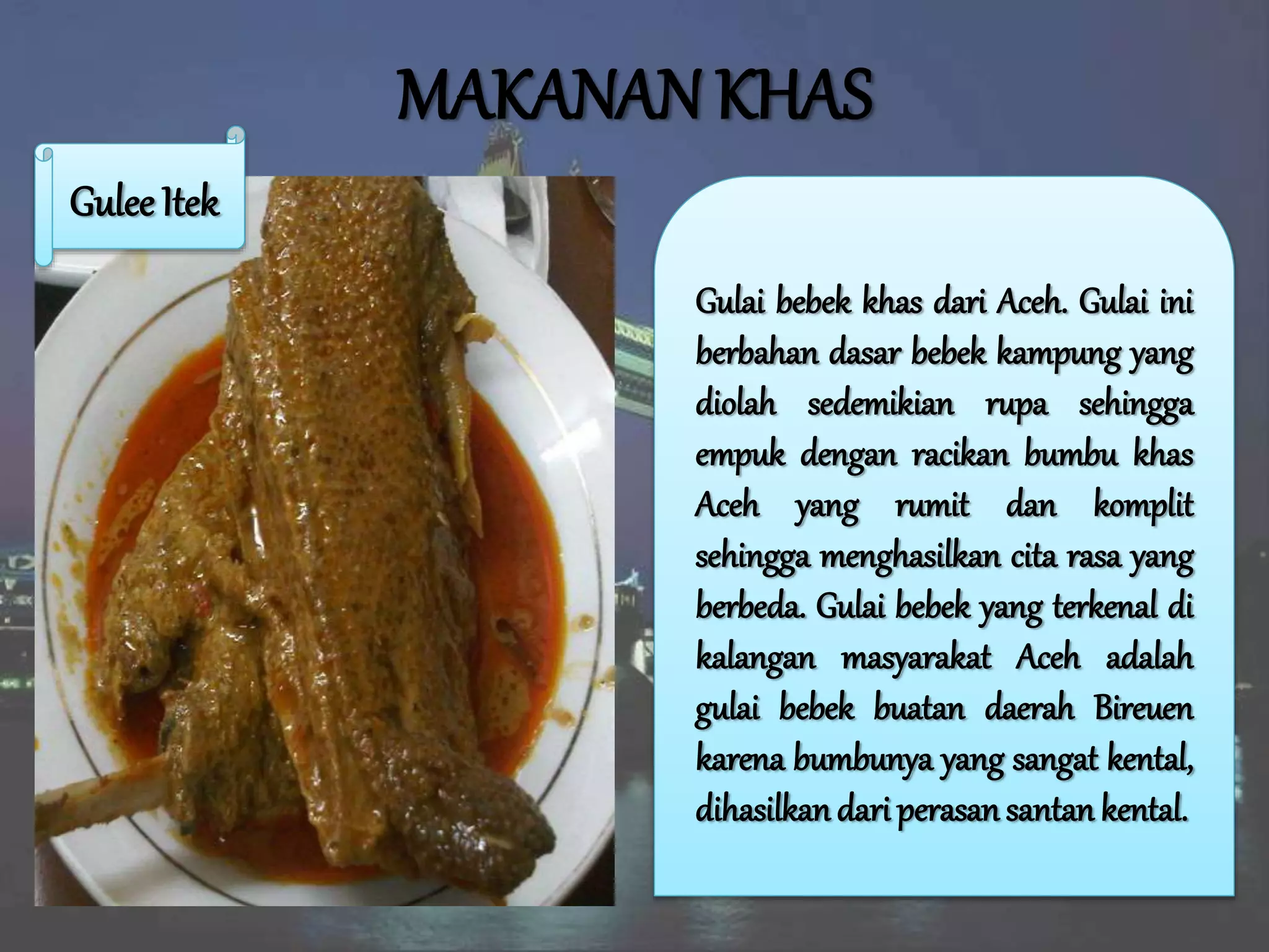 Budaya Provinsi Nanggroe Aceh Darussalam | PPTX