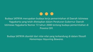 Budaya SATRIYA | PPTX