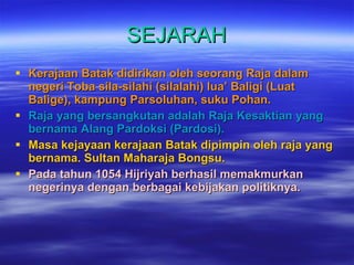 Budaya suku batak | PPT