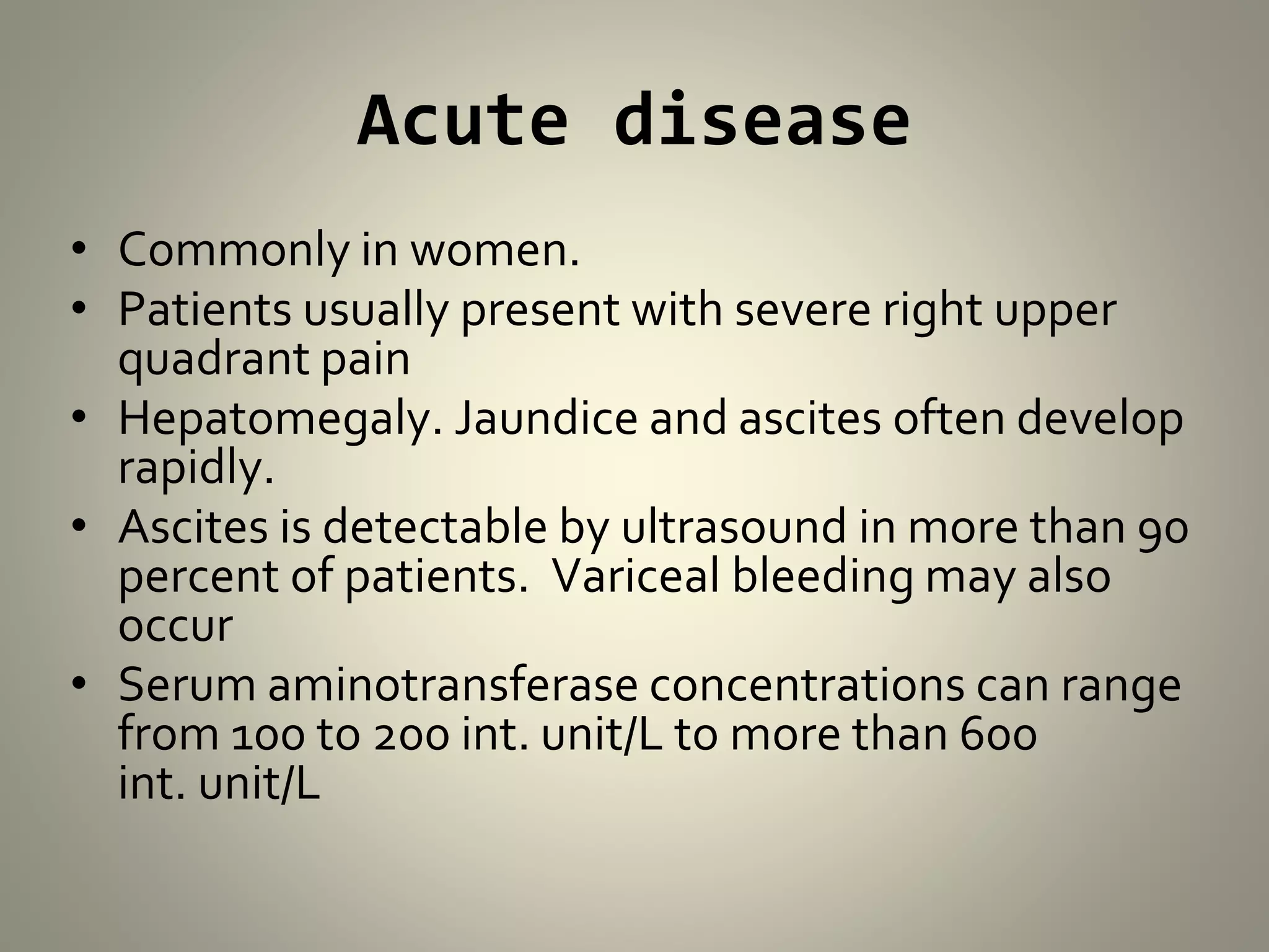Budd chiari syndrome | PPTX