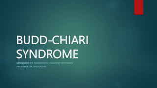 BUDD-CHIARI SYNDROME POSTER NEW.pptx | Blood Disorders | Diseases and ...