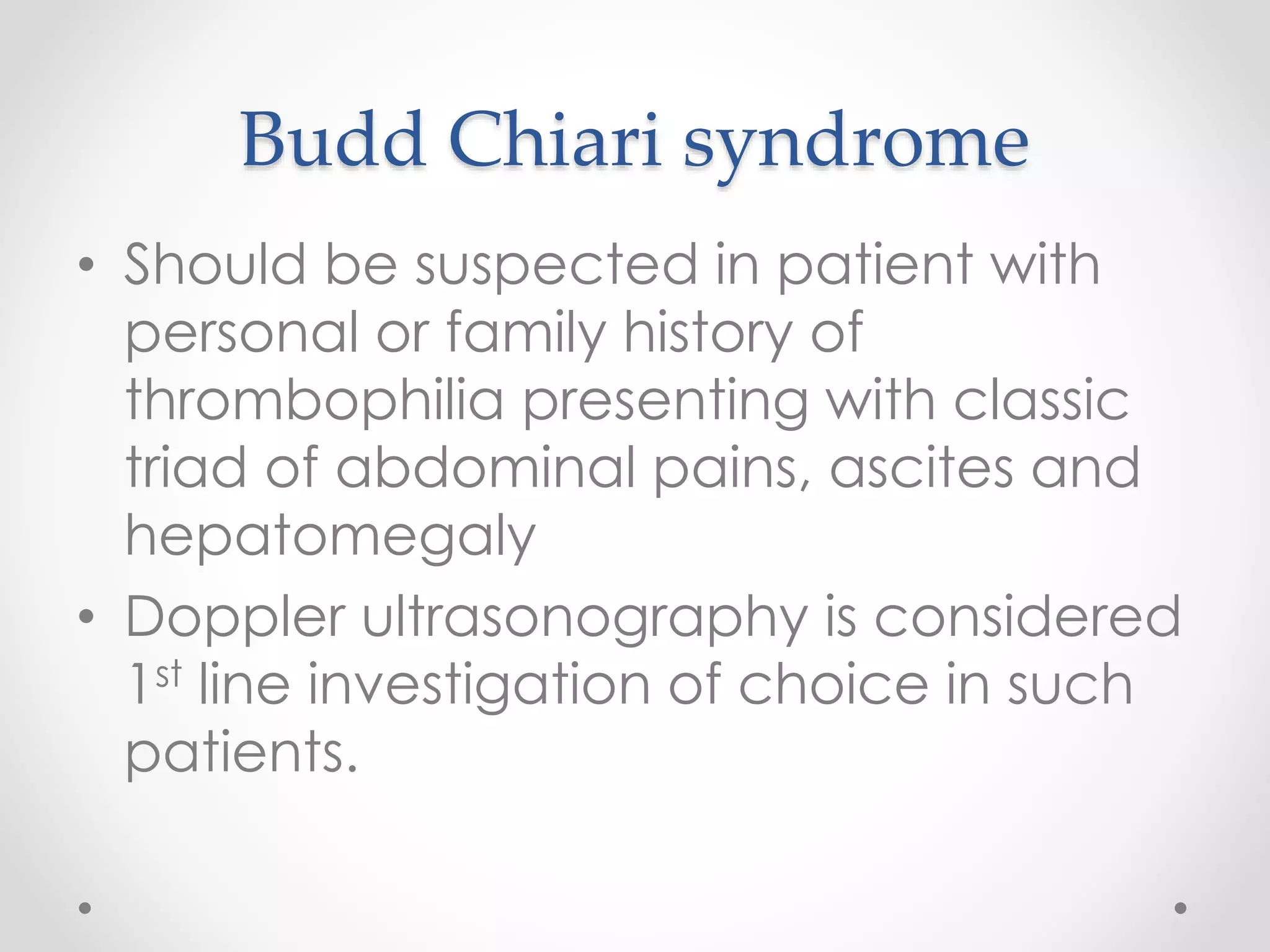 Budd chari differential diagnosis. ppt | PPTX