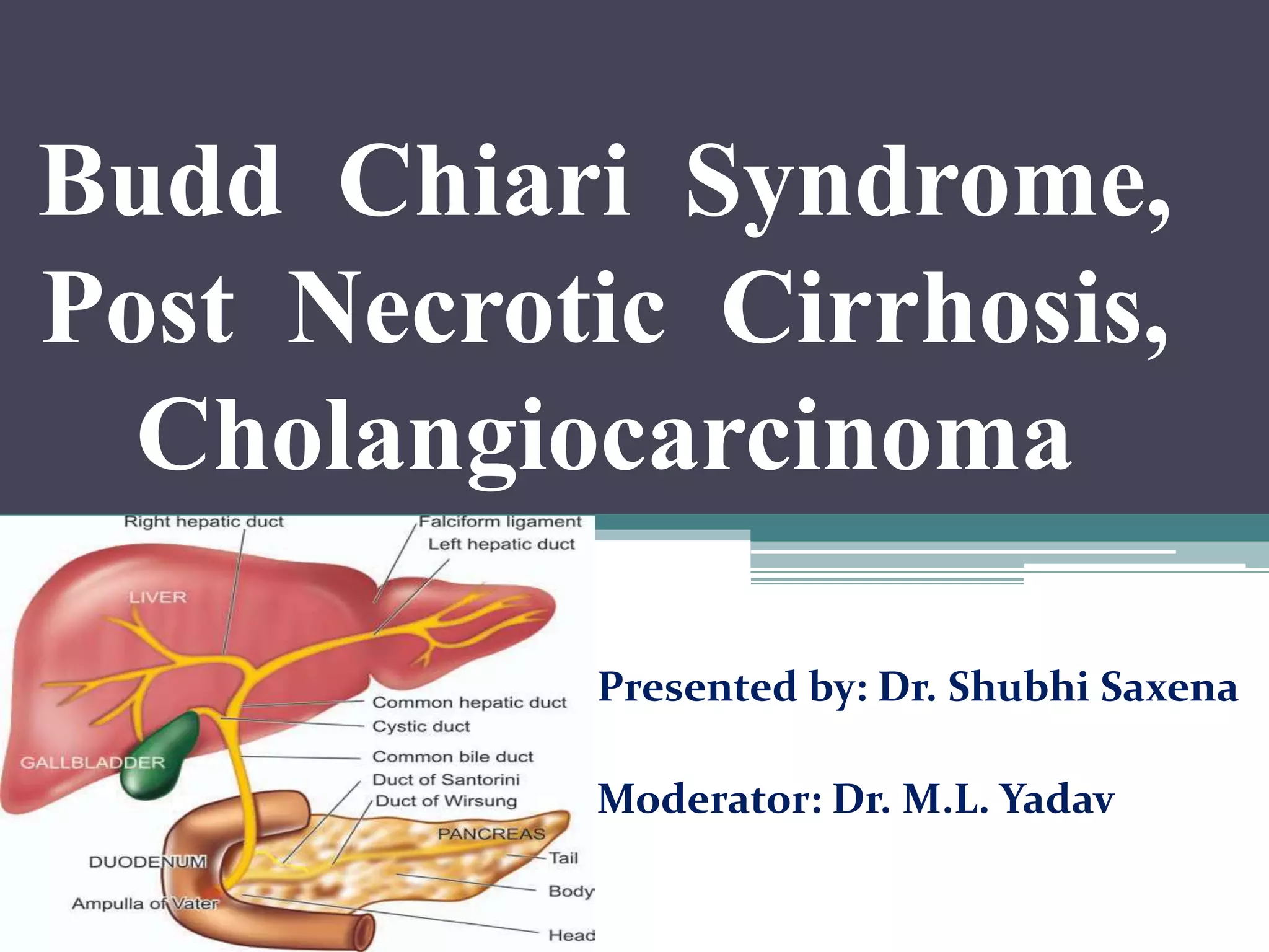 LIVER HISTOPATHOLOGY (Budd chiari syndrome, Cirrohosis ...