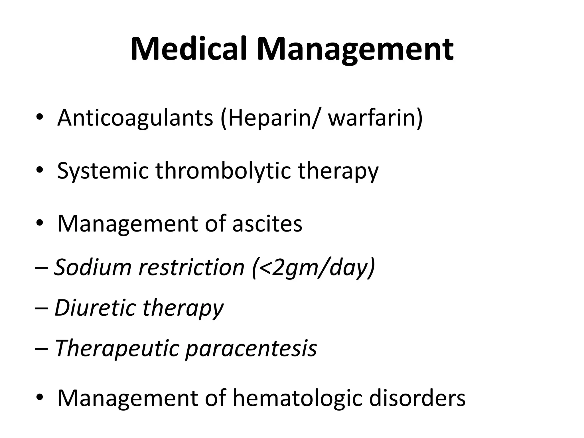 Budd chiari syndrome | PPTX
