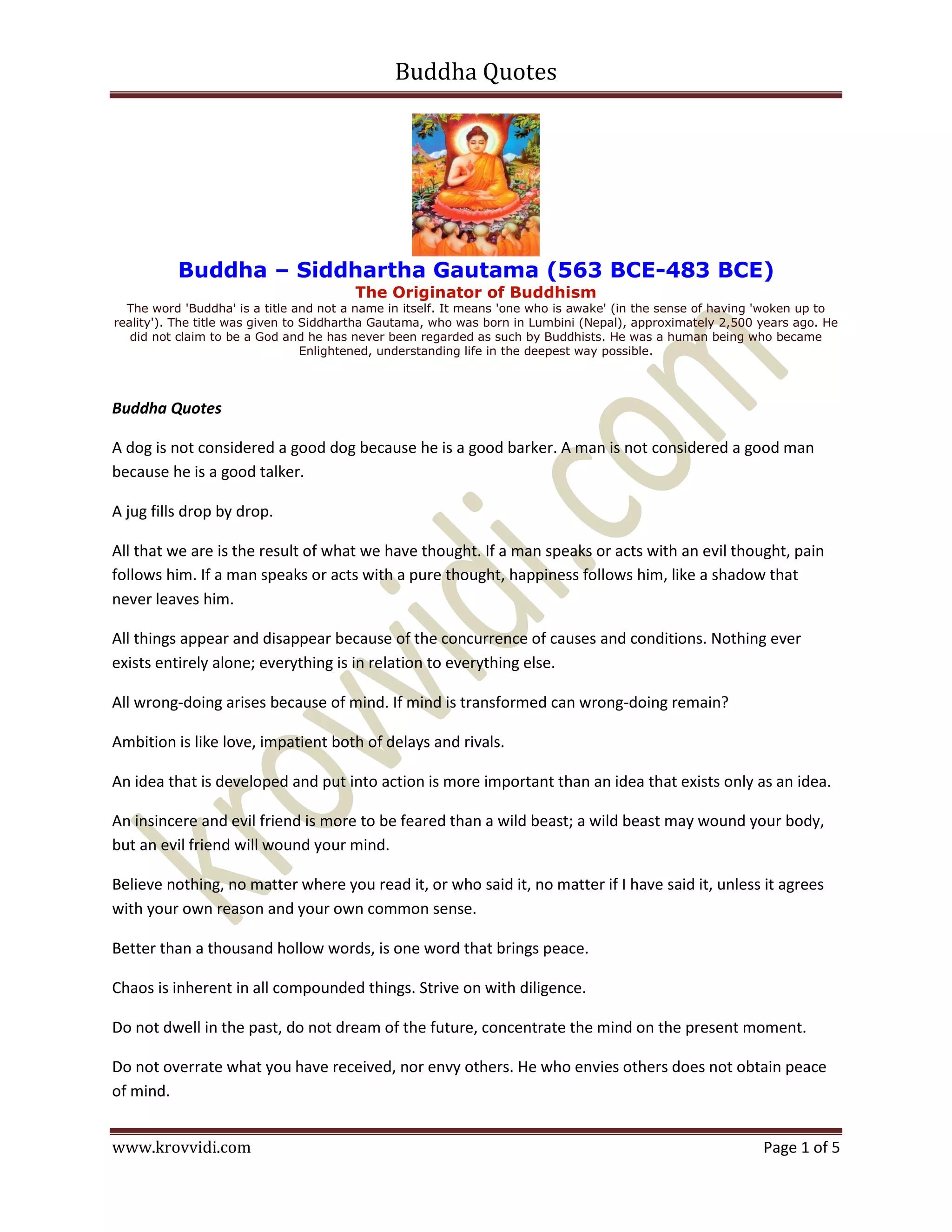 Buddha | PDF