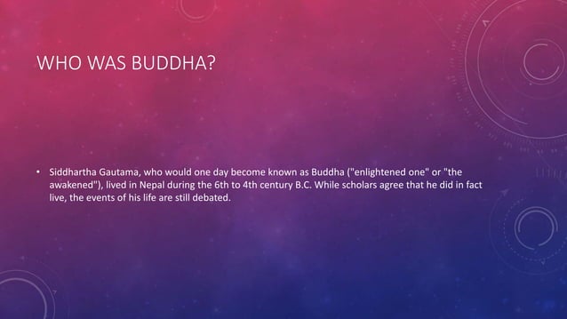 An Introduction to Buddhism. | PPT