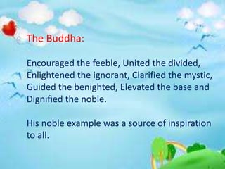 Buddha - A Vivid Human Personality | PPTX | Buddhism | Religion ...